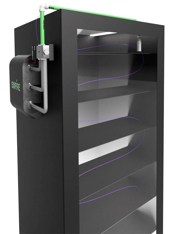 EXXFIRE Inert Nitrogen Gas Generator Fire Suppression System - Computer ...